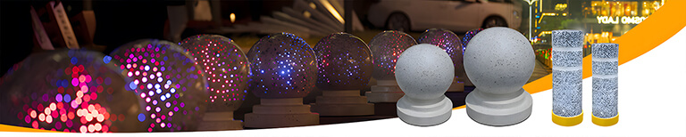 Luminous Obstacle Ball | Anti-collision pillar | Stone Bollard